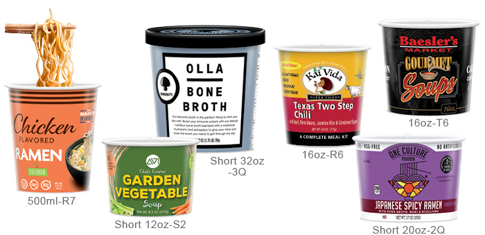 Soup/Ramen Packaging | Visstun® Cups & Containers